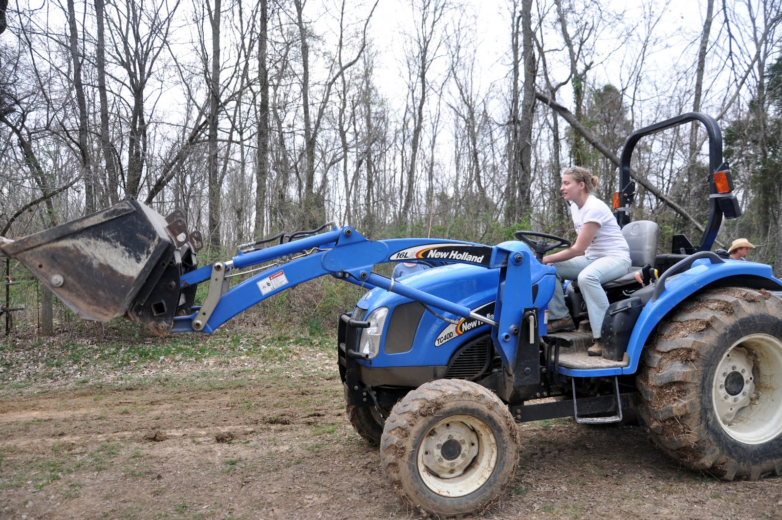 Building the Art Barn and Studios: Everybody learns to work the Big ...