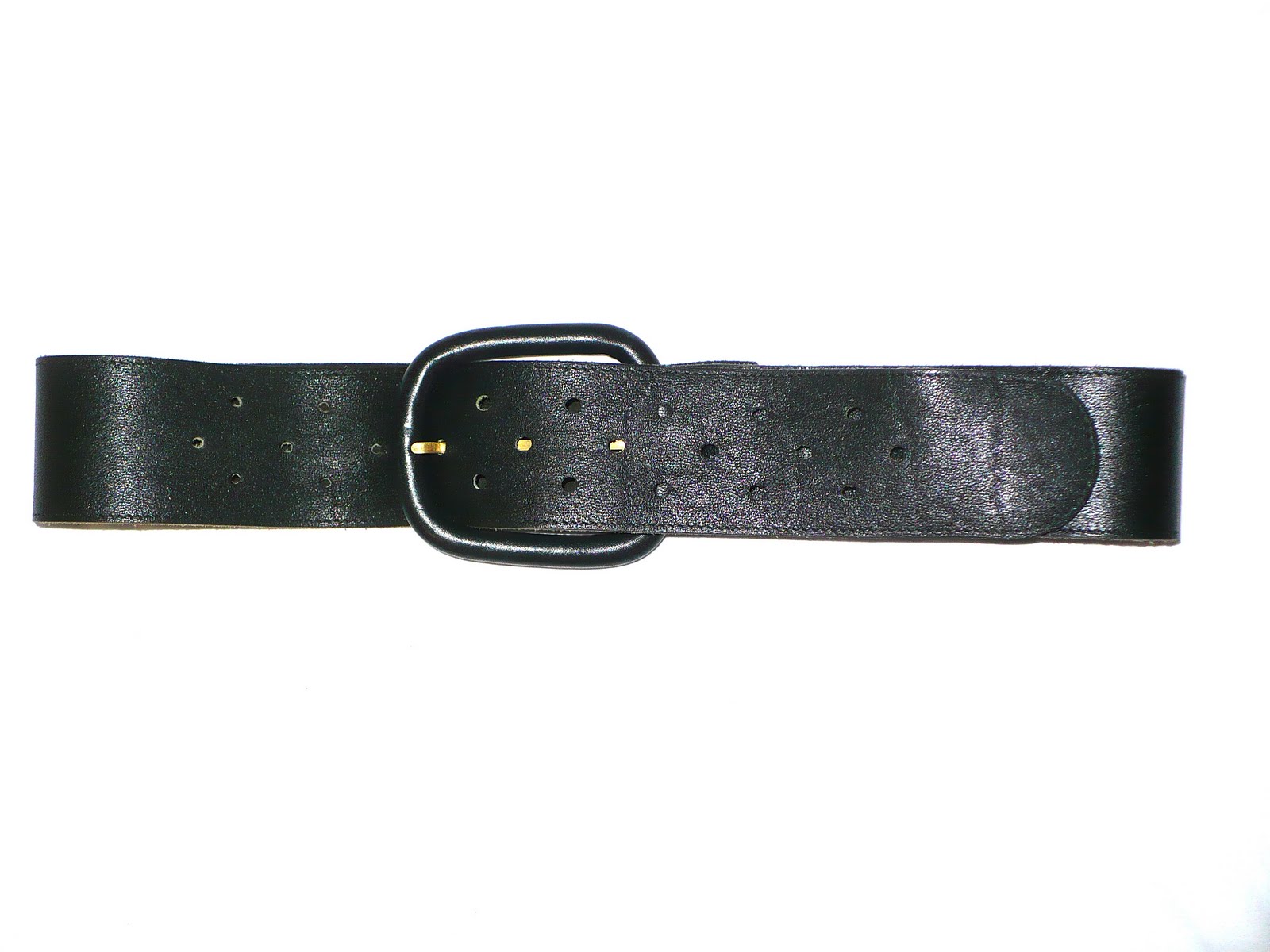 Curea: Curea de dama neagra lata catarama imbracata in piele