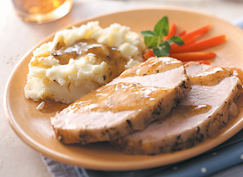 Global CookBook: Pork Roast with Apple Sauce (French Recipe)