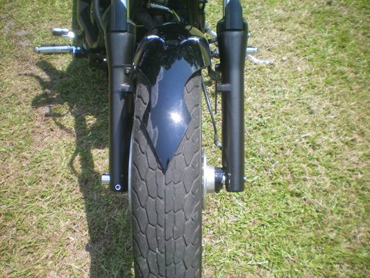 VStar 650: Front fender mod.