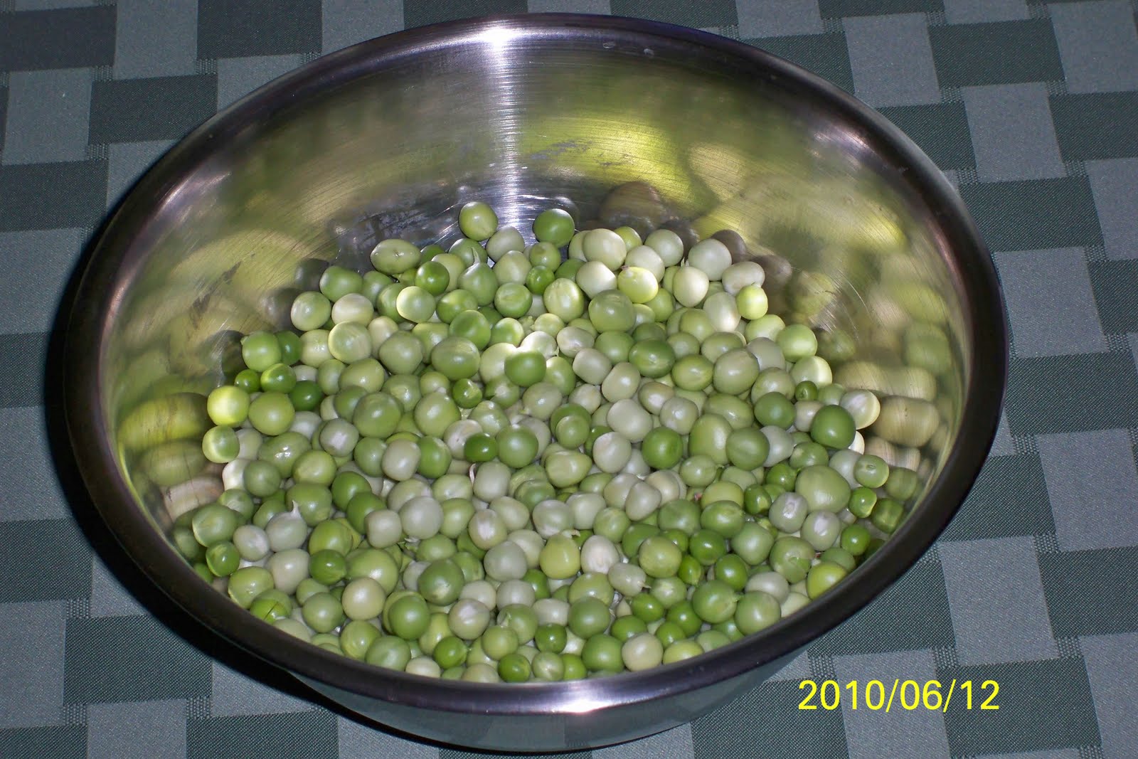 Tales From the Mountainside: Last Weeks Harvest-Finally Shelling Peas!