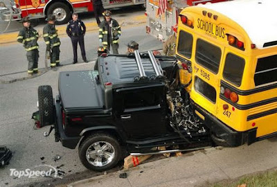 Le Bus Jaune deviendra maison mobile: Hummer Killer