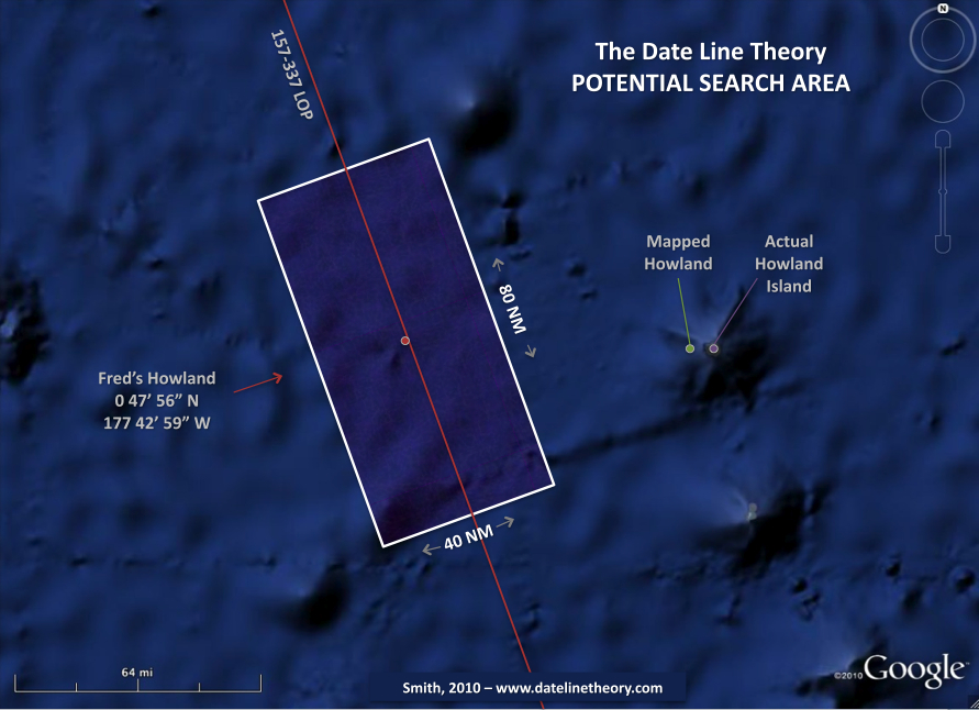 The Date Line Theory: The Search Area