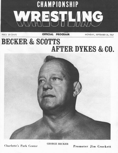All Star Championship Wrestling: Charlotte,NC -Sept.25,1967