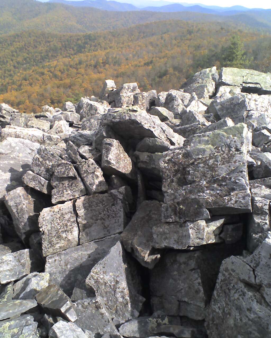 Hawksbill Cabin: Of Geology and History: Blackrock Summit
