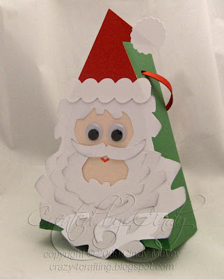 Crazy For Crafting Gallery: Santa Triangle Box