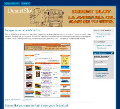 Raid Slot World: Nueva Web de Desert Slot.