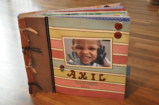 KatieMade(c) handmade custom cards: Handmade Large Paperbag Scrapbook album