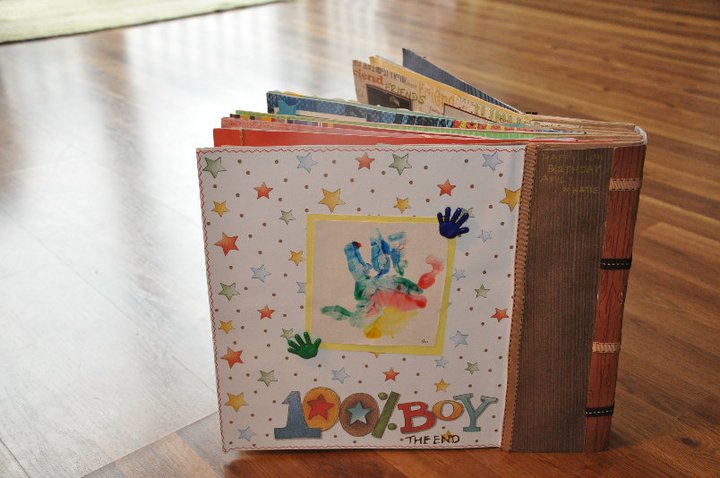 KatieMade(c) handmade custom cards: Handmade Large Paperbag Scrapbook album