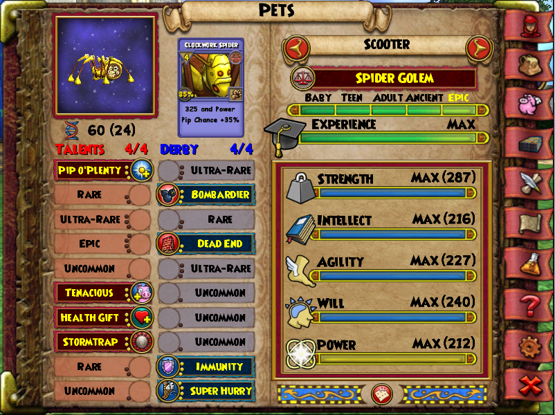 The Raven's Vault: Pet Love - Spider Golem