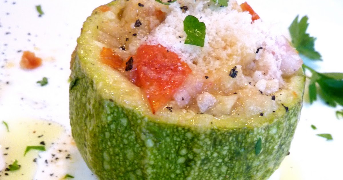 Stuffed Round Zucchini