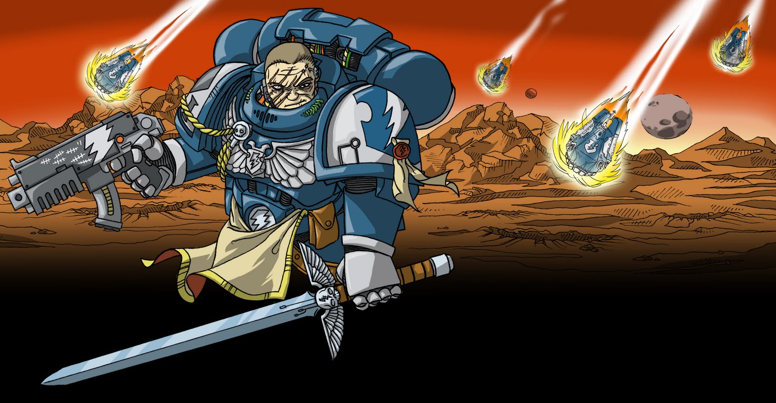 Santa Cruz Warhammer: Custom Storm Wardens Art