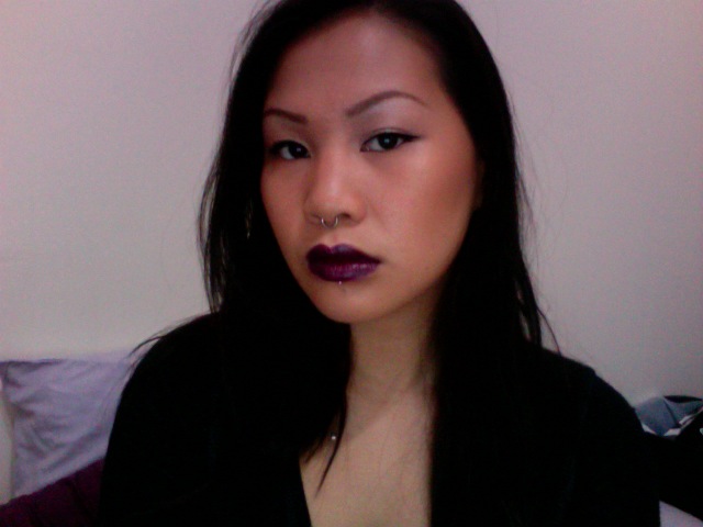 The Painted Face: VA VA VOOM! Dark lips for fall