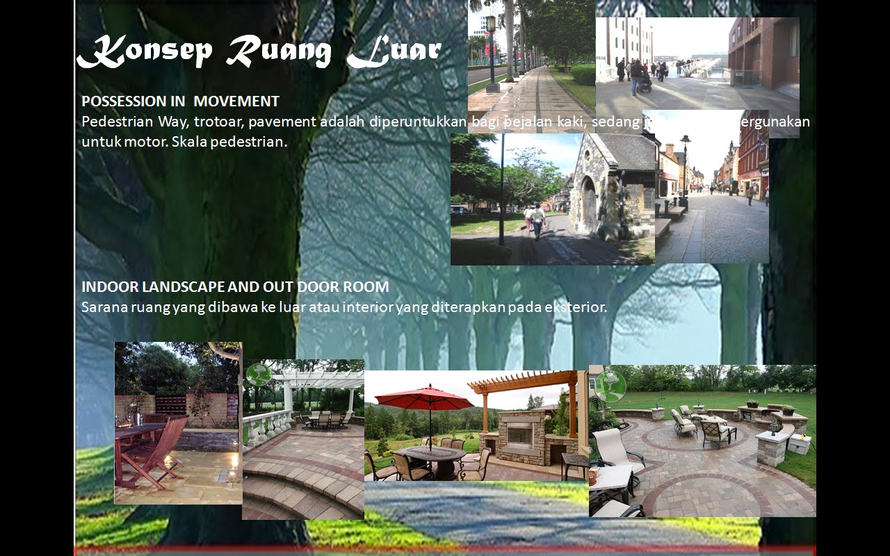 arsitektur08: konsep perancangan luar ruang (desain arch 3)