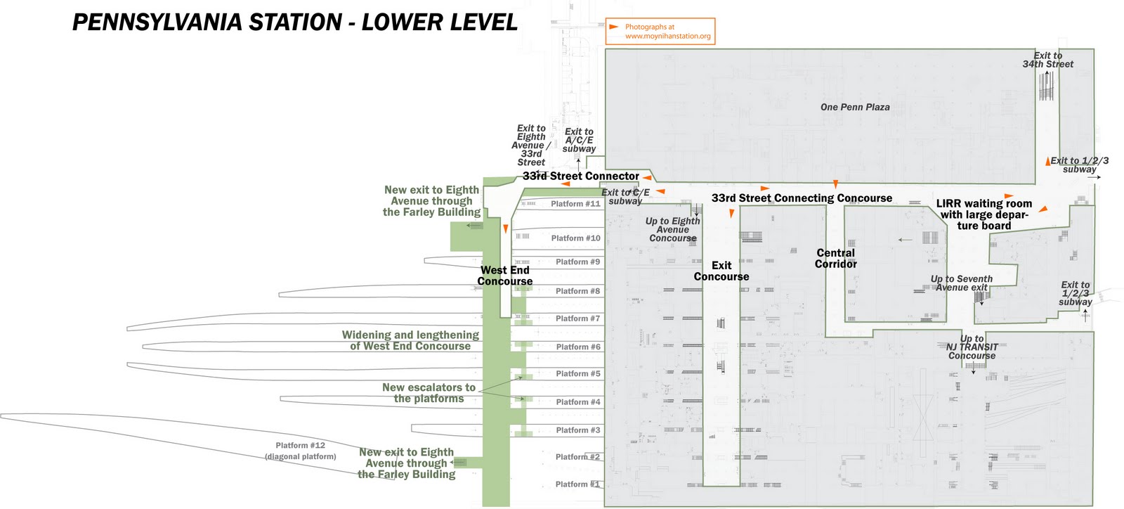Penn Station Pathfinder: Current Floor Plans (2010)