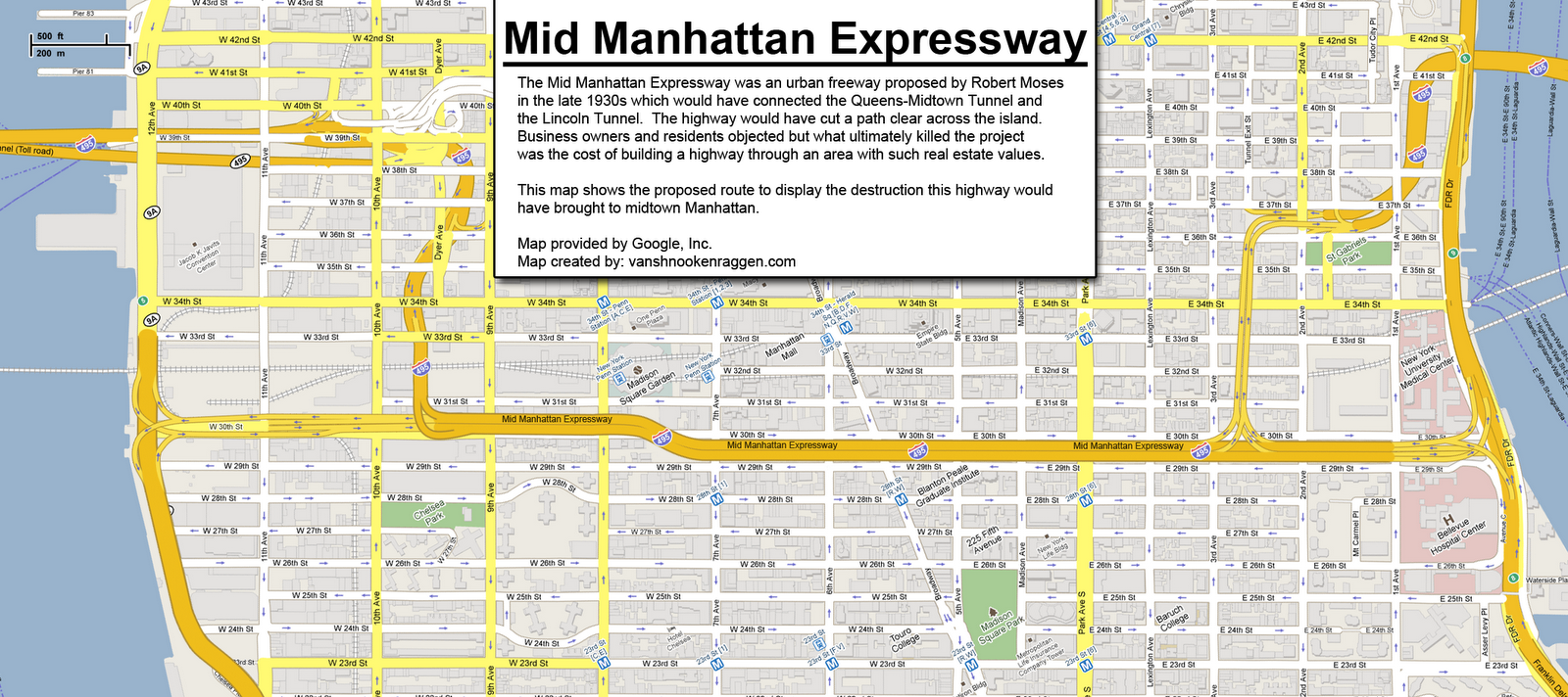 What the Midtown map might've looked like with the Mid-Manhattan ...