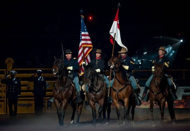 Cavalry Rider: NFR Opening Ceremonies