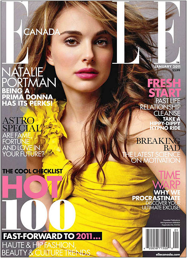 natalie portman elle photoshoot