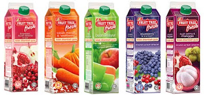 ican mart mini market: Fruit Tree Fresh 100% Juice No Sugar