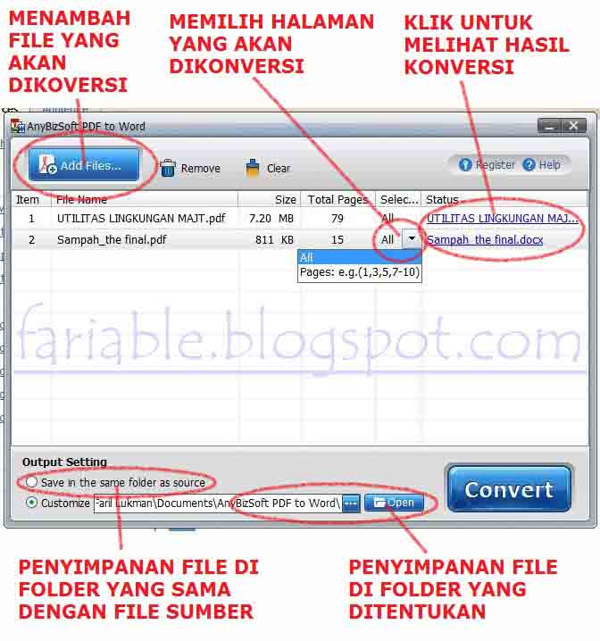 AnyBizSoft - Mengubah PDF Menjadi Word | fariable