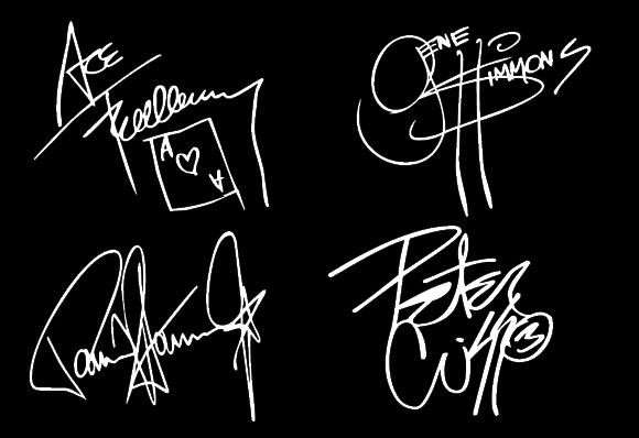 KISS Autographs