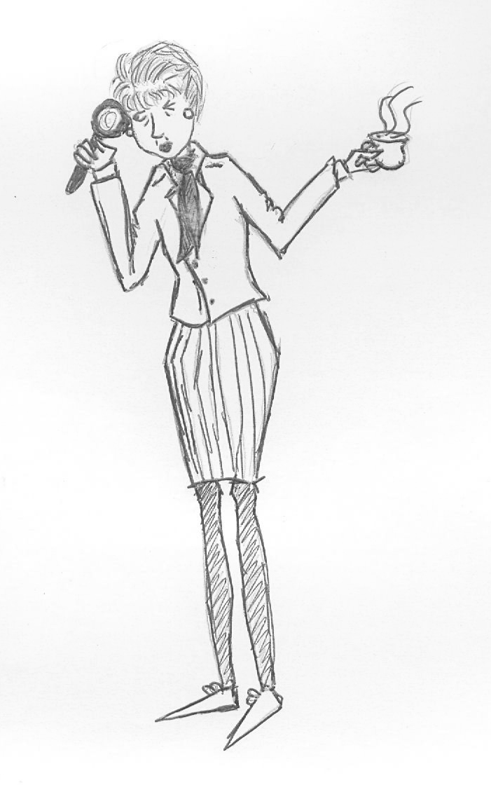 People I Know: Jessica Fletcher Week: A Drawing By Shey!