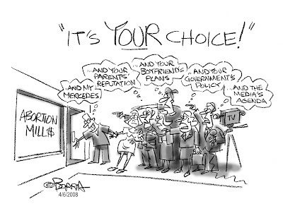 Pro-life Cartoon: It's Your Choice