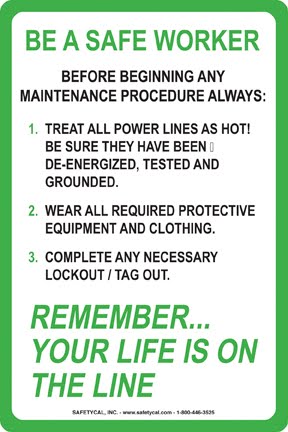 SAFETYCAL, INC.: BE A SAFE WORKER