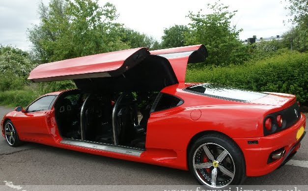 New Ferrari 360 Modena Limousine Pictures | Futuristic Car Design Pictures
