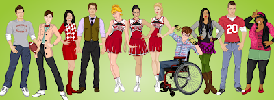 AllThingsGlee: The Glee Cast Dress up