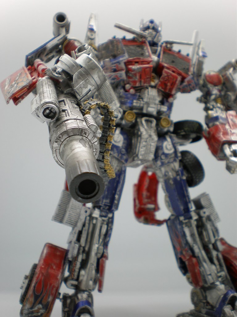 mundo transformer: Customs de Optimus Prime.