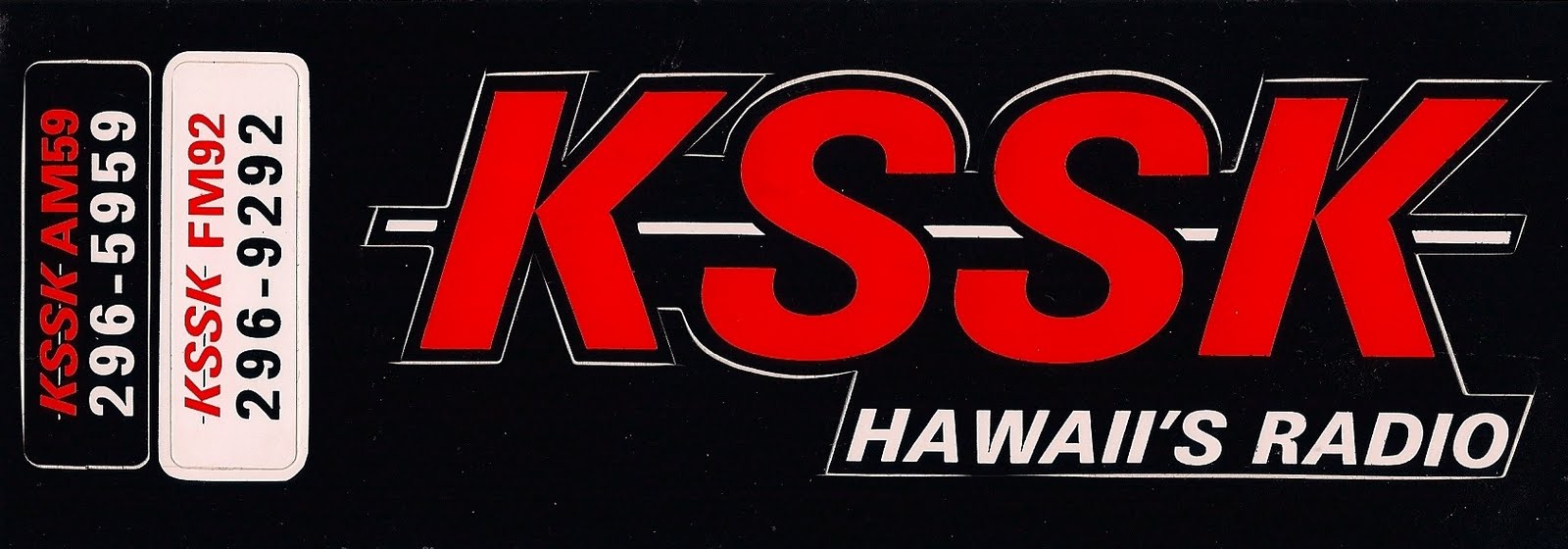 Radio Sticker of the Day: Market #1s - Honolulu - KSSK