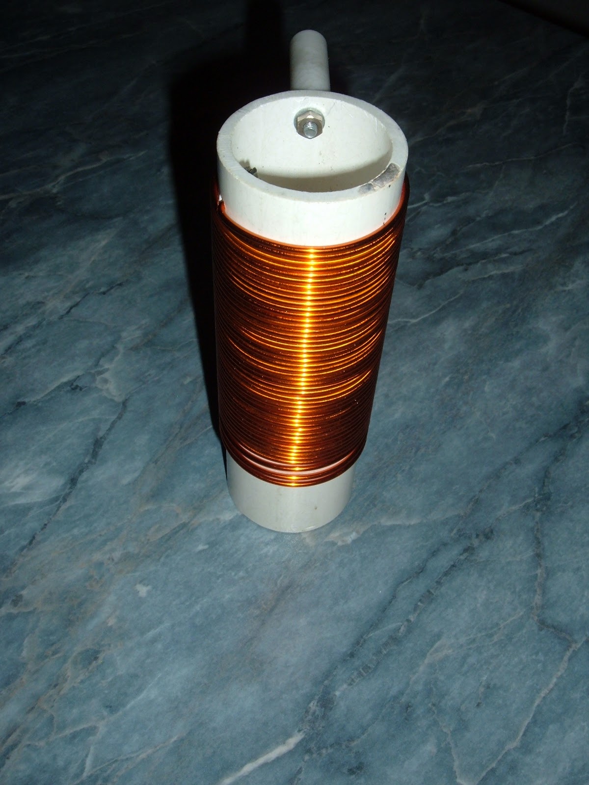 Der Bastelbunker - Die Basteldoku: HF-Luftspule/Induktorspule/Spule für ...