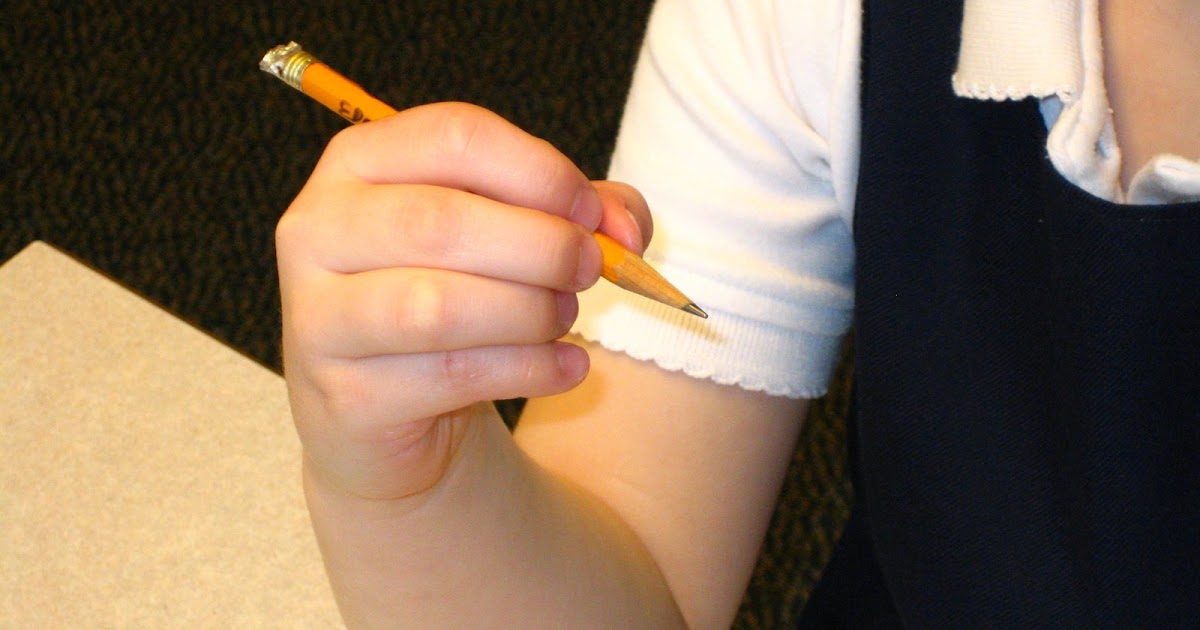 Montessori Learning Center Elementary: Proper Hand Position for Writing