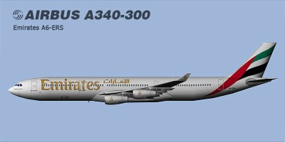Flight Simulator Repaints & Stuff: Emirates Airbus A340-300
