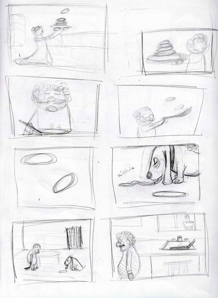The Fantastic Mr. Bojangles: Storyboards and Living Room Concepts