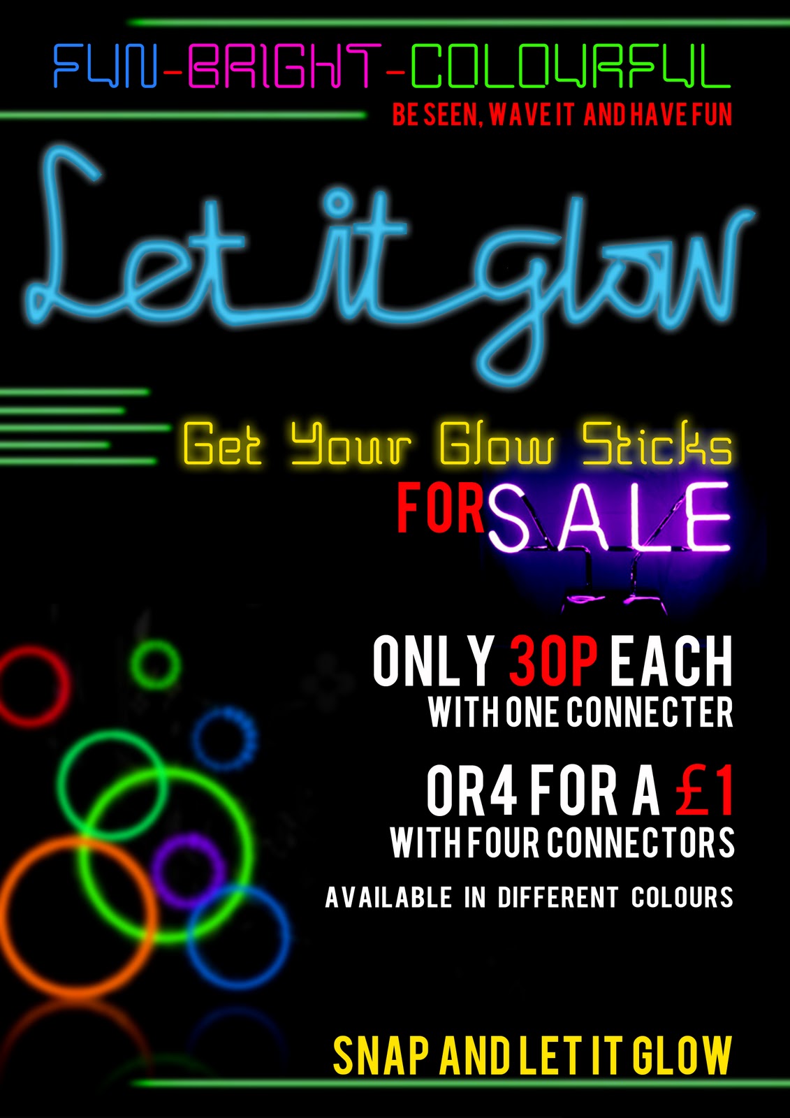E&E-glow stick stall