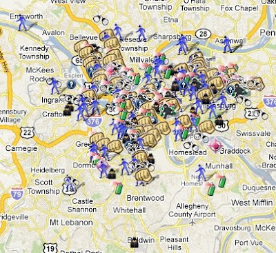 SpotCrime - The Public's Crime Map: January 2010