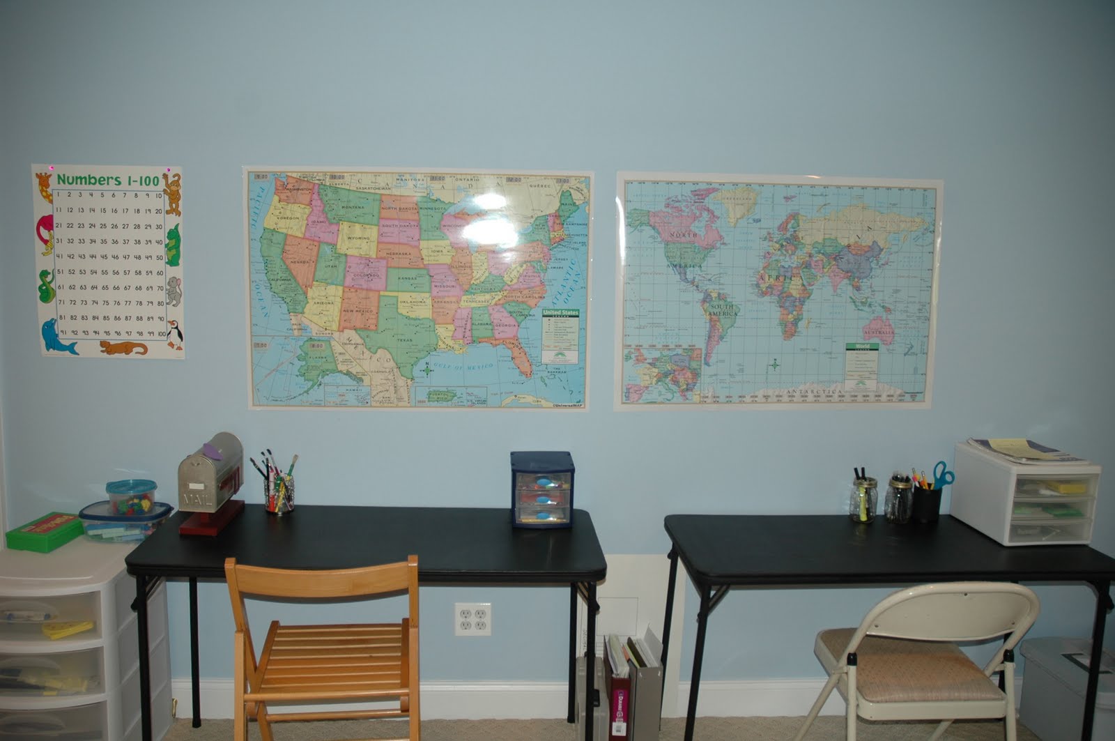 Danielle's Thinkwell: How to Organize Your Homeschool Room