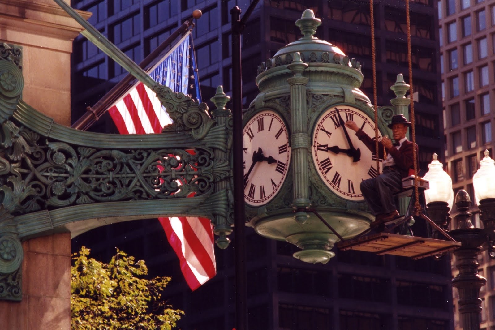When Then Was... Now!: Marshall Field Clock and State Street (c) J Pritikin