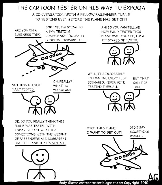 Cartoon Tester: The Cartoon tester talks about testing