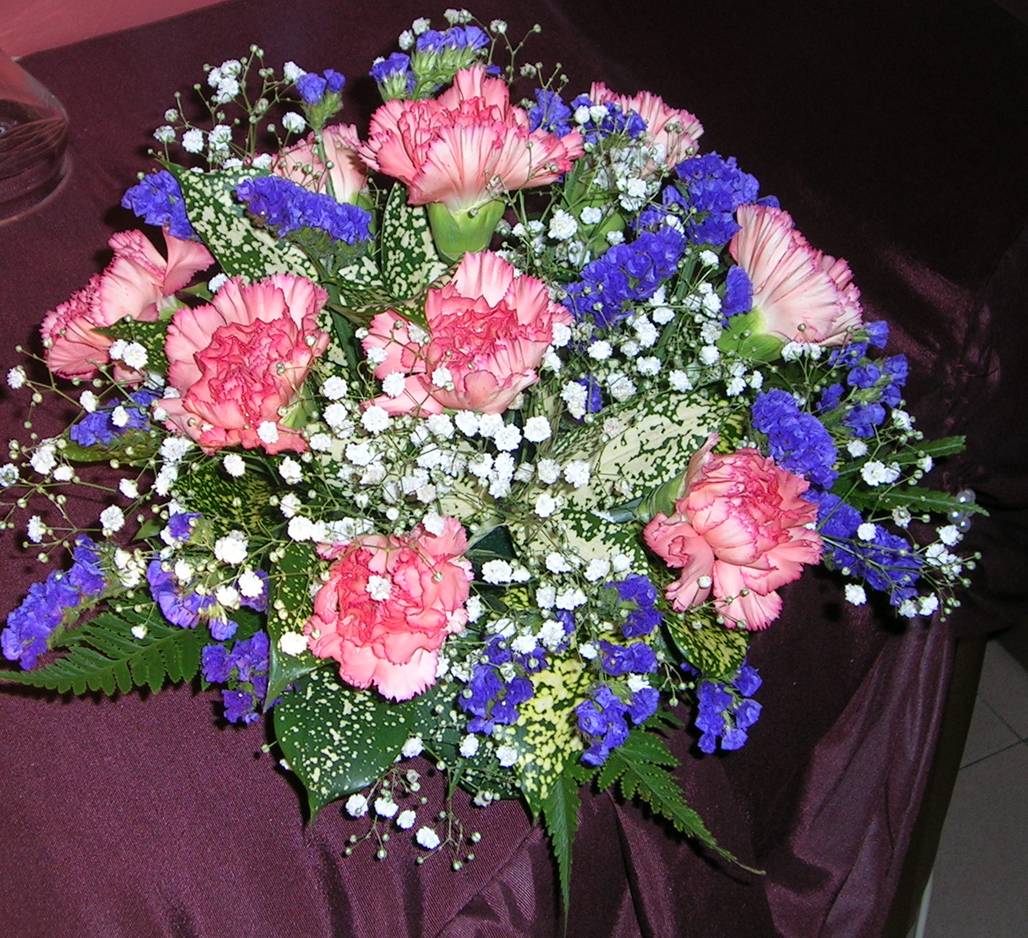 Golden Floral Palace: Carnation Arrangement