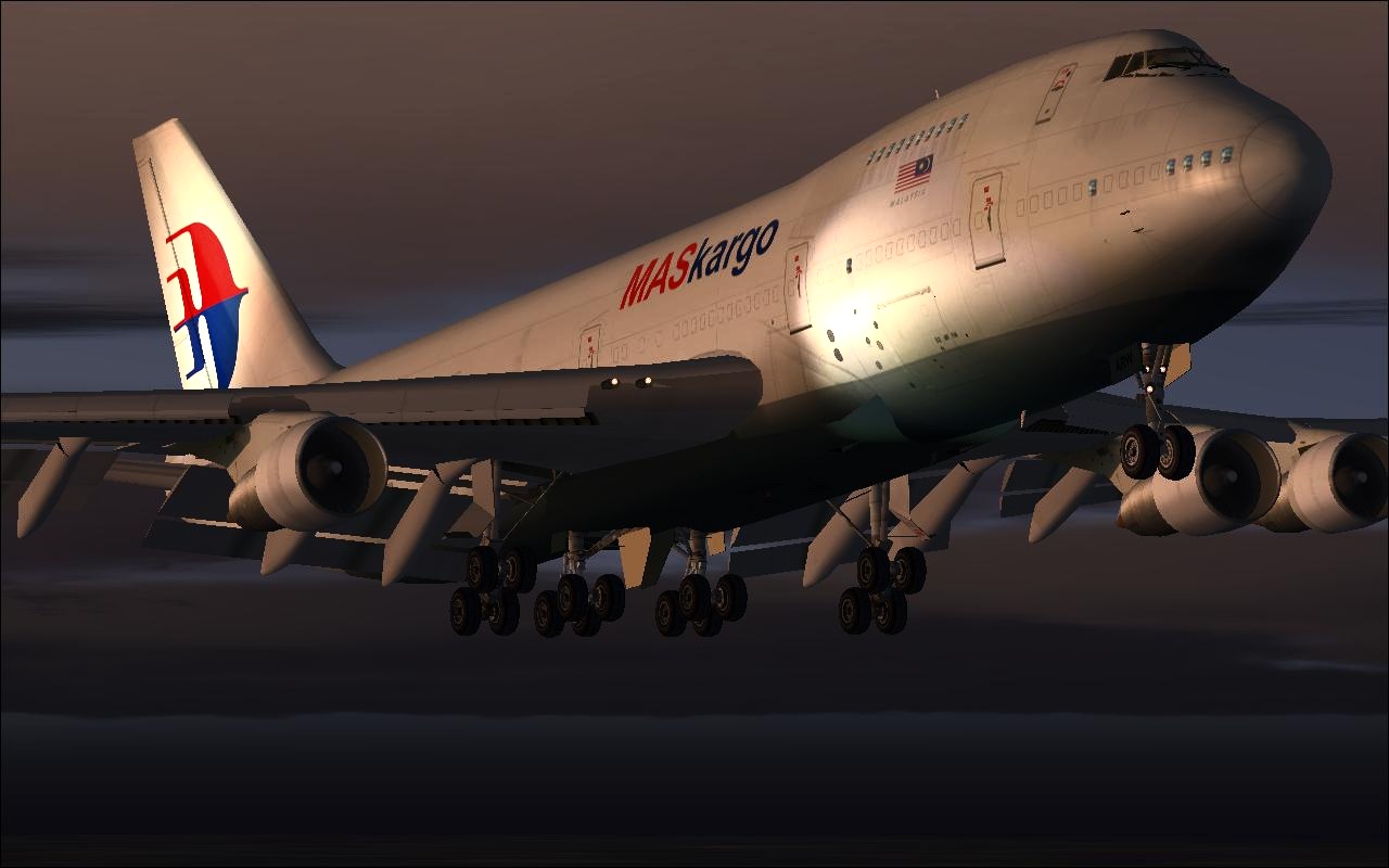 FSX Photo: MASkargo (Malaysian Cargo) Boeing 747-200SF