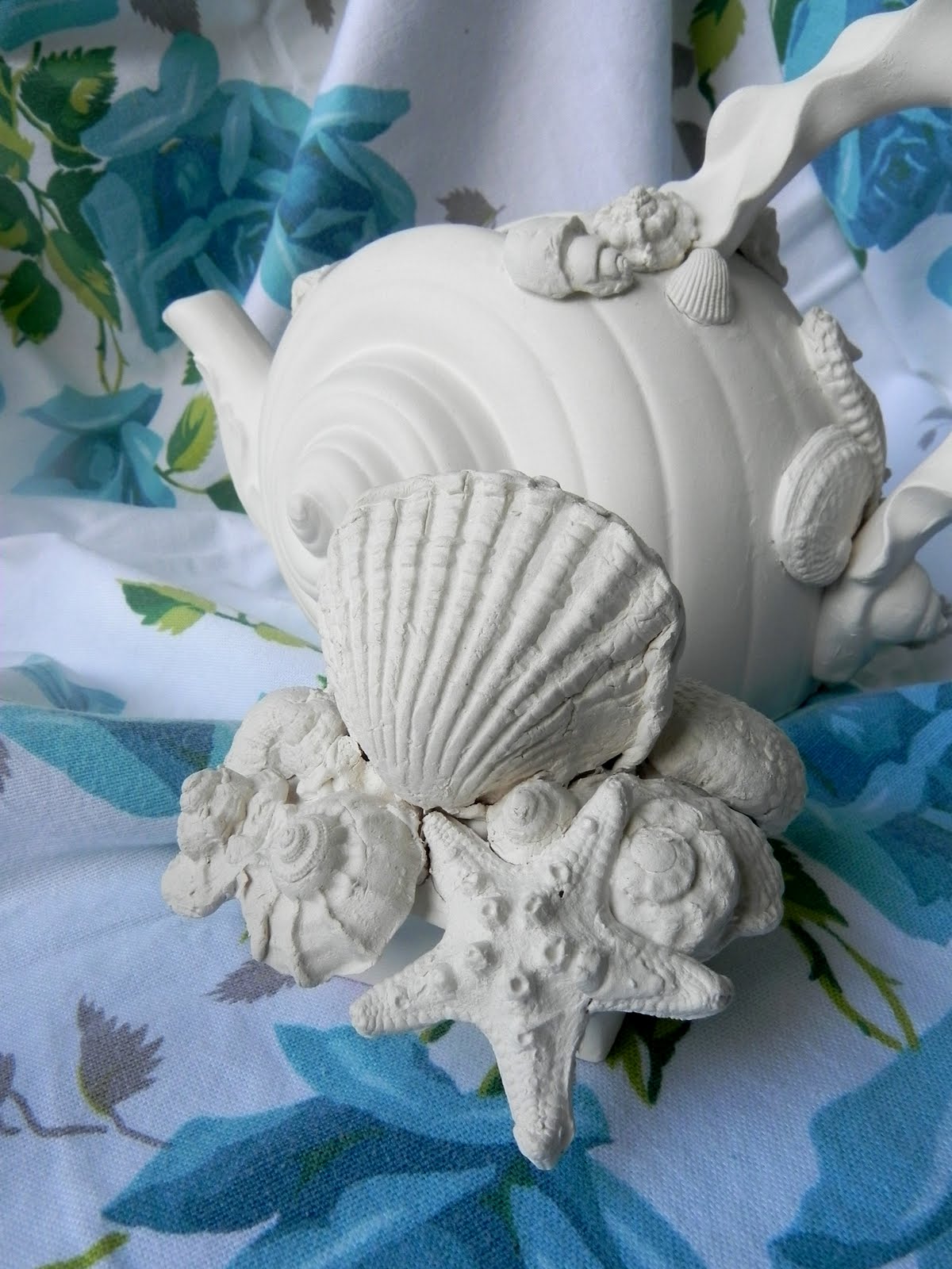 Summerland Cottage Studio: Seashell Teapot