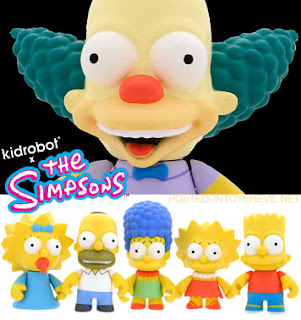 the simpsons mini figures by kidrobot