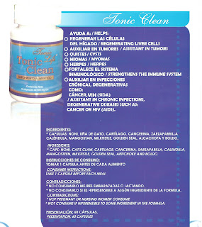 Tonic life natural products: TONIC CLEAN CAPSULES