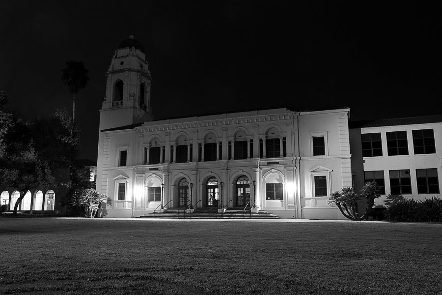 Monrovia High School At Night