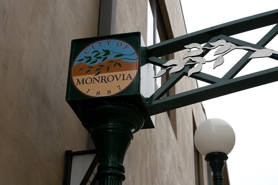 City Of Monrovia Arch Sign