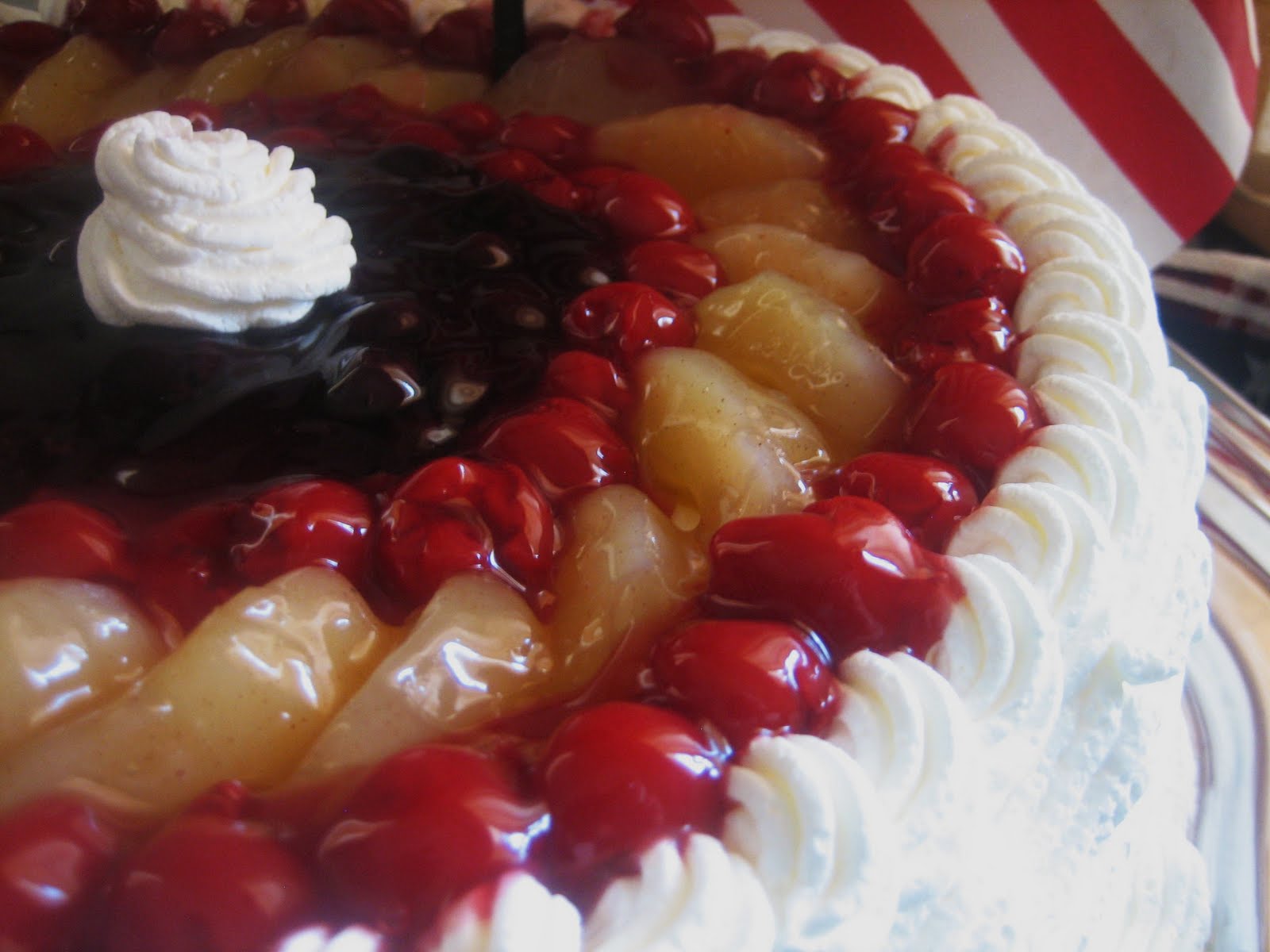Chef Tess Bakeresse: Red, White, and Blue Forest Cake for Mr. Putt Putt