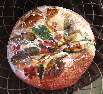 Chef Tess Bakeresse: Basic Bread Painting Technique